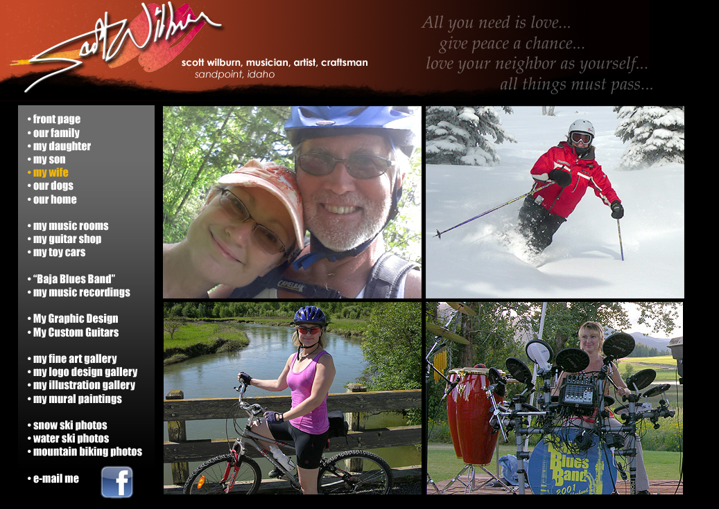 Scott Wilburn & family, Sandpoint, Idaho